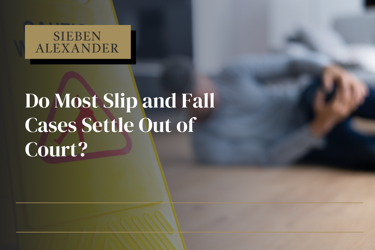 Do Most Slip and Fall Cases Settle Out of Court? | FAQs | Sieben ...