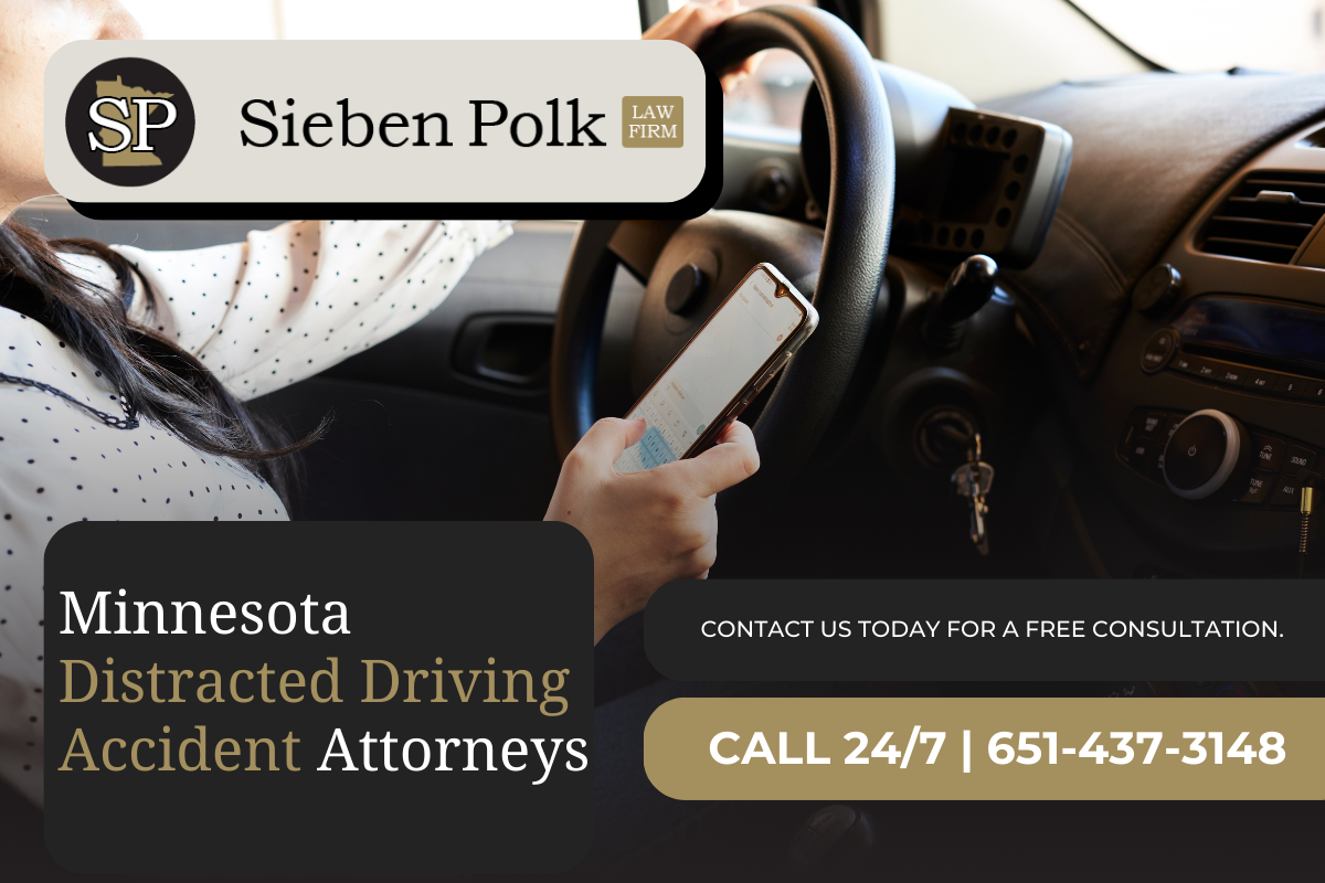 Eagan Distracted Driving Accident Lawyers | Sieben Polk P.A.
